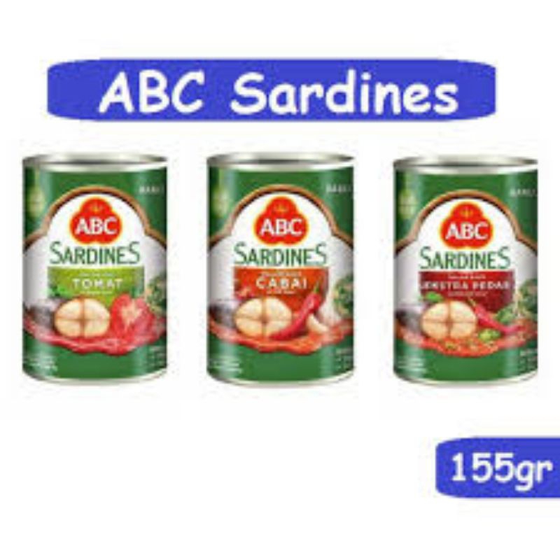 Jual SARDEN ABC SARDINES ABC KALENG NETTO 155 GR | Shopee Indonesia