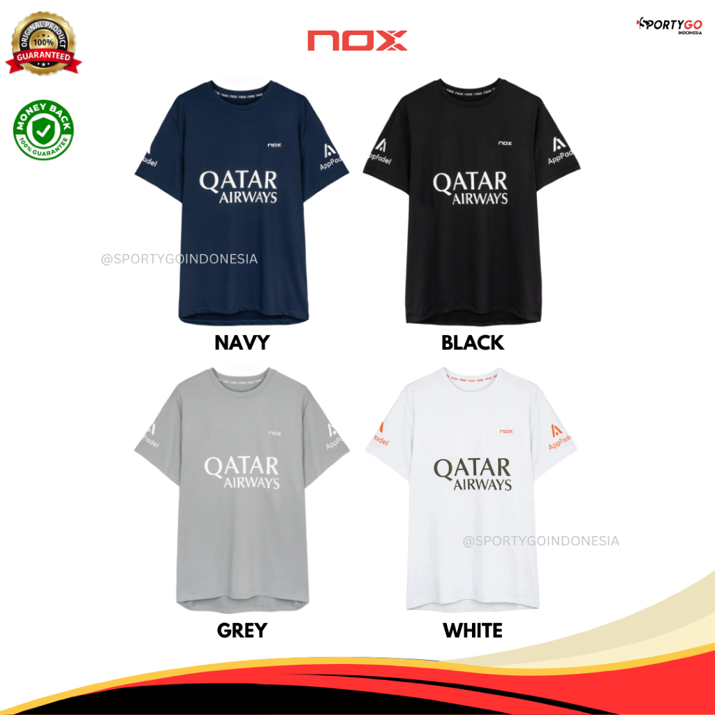 Jual Jersey NOX Agustin Tapia | Agustin Tapia Jersey Padel | Shopee Indonesia