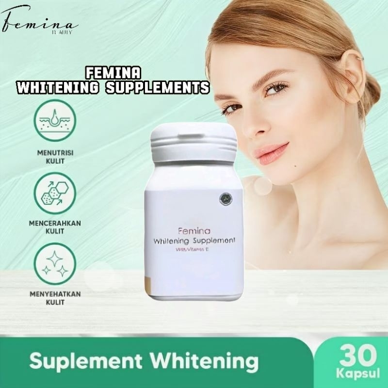 Jual Femina Whitening Supplement BPOM Halal | Shopee Indonesia