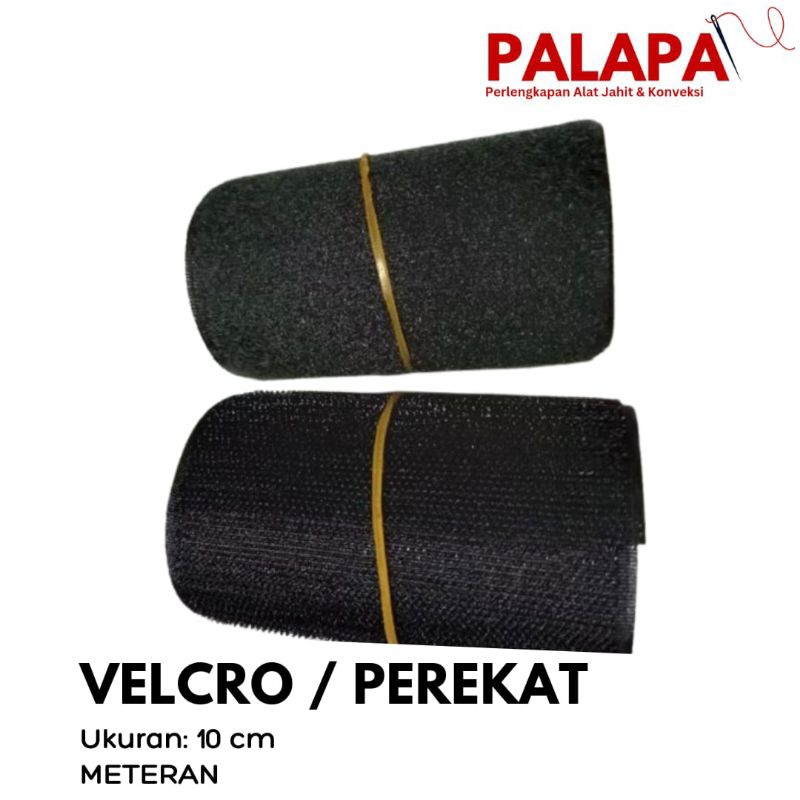 Jual Perekat velcro hitam 10cm fstrong per meter | Shopee Indonesia