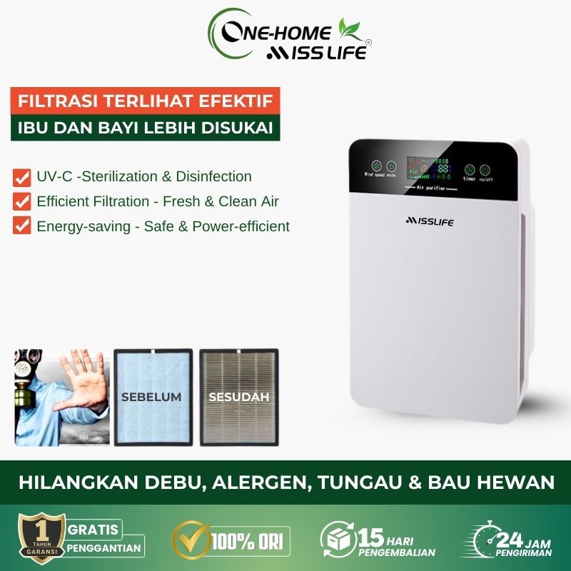 Jual Miss Life Filter Udara Air Purifier Air Purifier K5 Terbaik dengan ...