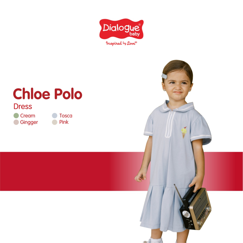 Jual DIALOGUE BABY APPAREL CHLOE POLO DRESS DAD2041 DAD2042 DAD2043 DAD2044 | Shopee Indonesia