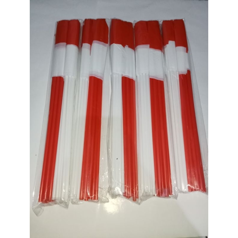 Jual (isi 20 pcs ) Bendera stik merah putih | Shopee Indonesia
