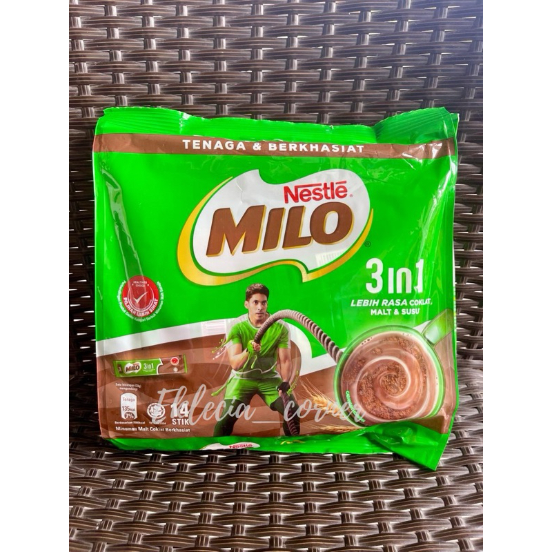 Jual Milo Sachet 3 in 1 isi 14stik | Shopee Indonesia
