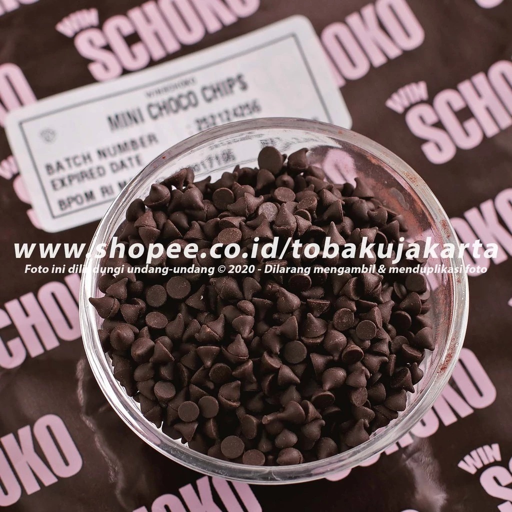 Jual Schoko Chocolate Chips MINI 500gr Chocochips Compound Choco Chip ...