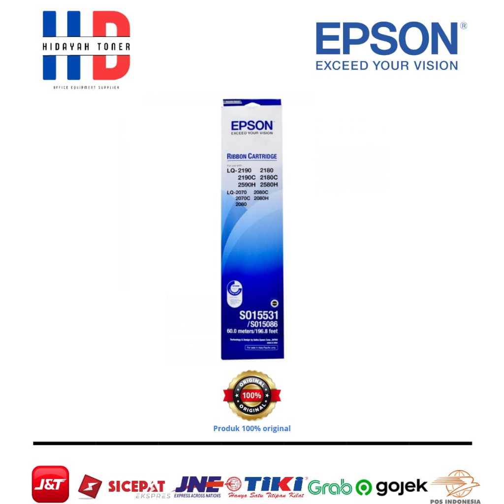 Jual PITA EPSON LQ-2190 ORIGINAL/RIBBON CARTRIDGE | Shopee Indonesia