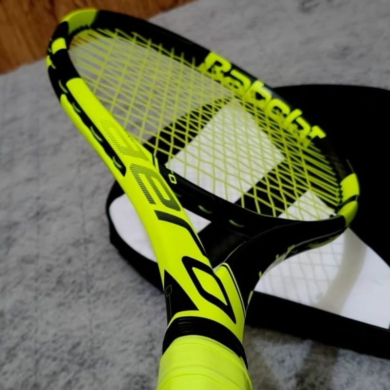 Jual Raket Tennis Pure Aero Carbon Ada Tas Siap Pakai Free Grip Stabilo ...