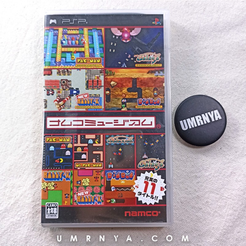 Jual PSP UMD Kaset Namco Museum Battle Collection Disk Game CD games PS ...