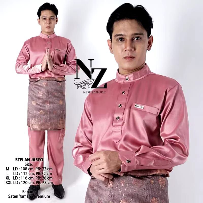 Jual NEW SET TELUK BELANGA PRIA KEKINIAN//STELAN ADAT MELAYU PRIA ...