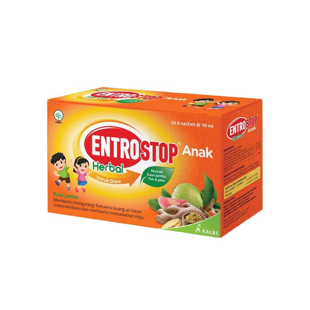 Jual Entrostop Herbal Anak Isi 6 Sachet (Per-BOX) | Shopee Indonesia