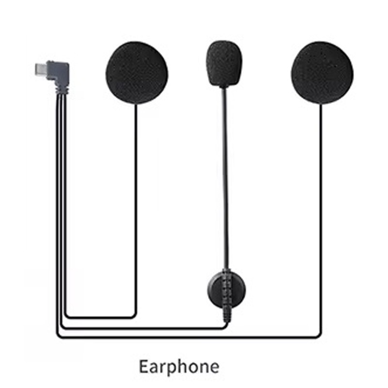 Jual Headset Helm Type C Intercom V6 pro plus + | Shopee Indonesia