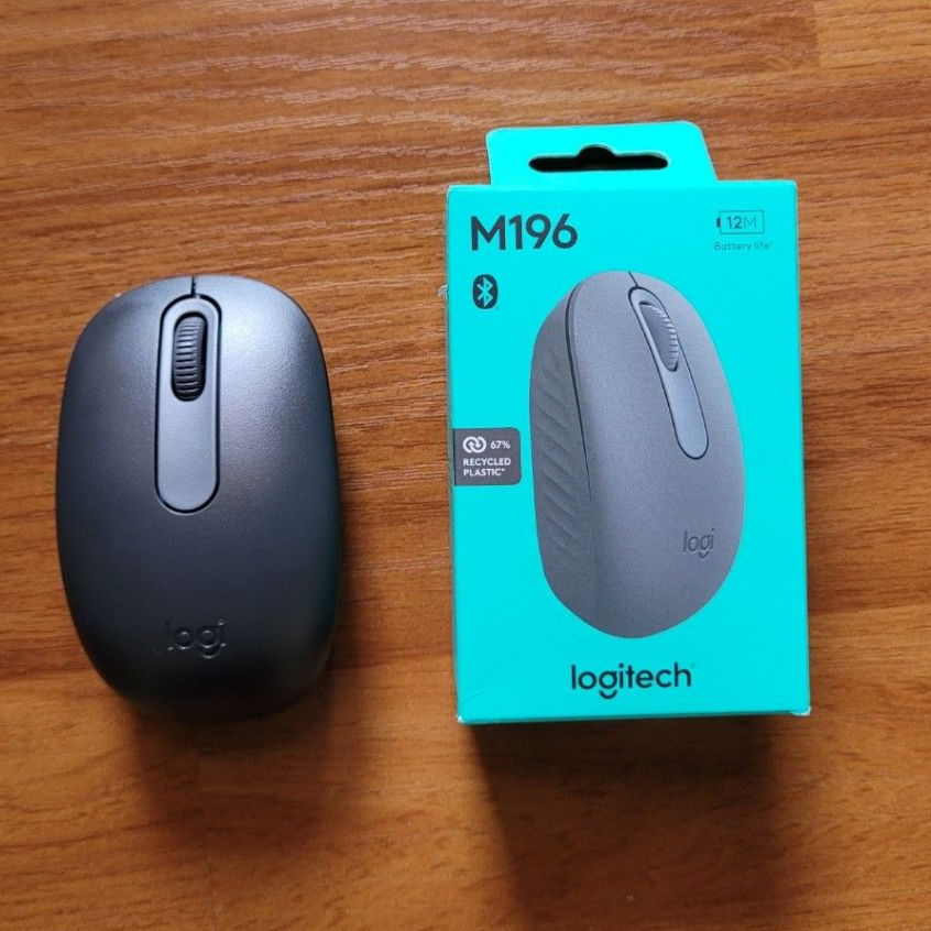 Jual Logitech M196 Mouse Wireless Bluetooth | Shopee Indonesia