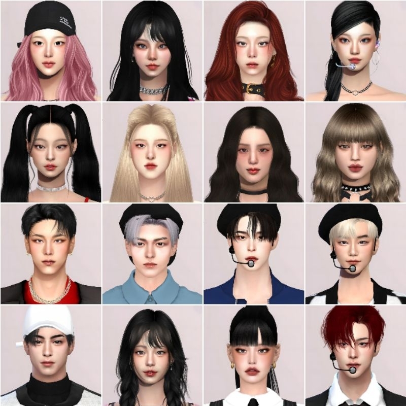 Jual TAKE ALL 60 CHARACTER IDOL K-POP THE SIMS 4 CC MODS | Shopee Indonesia