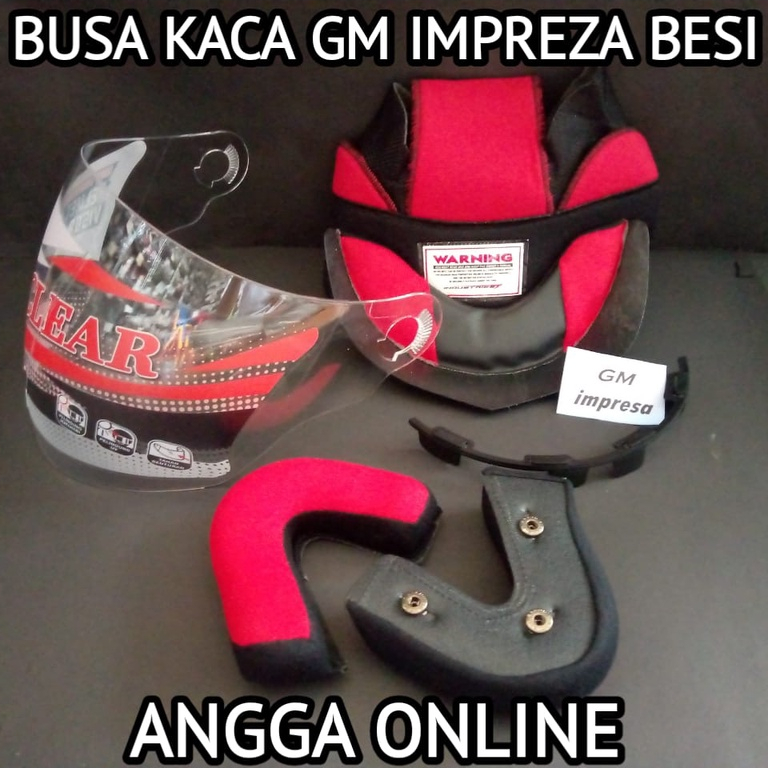 Jual Busa Helm GM Imprezza Kancing BESI, Busa Helm GM Imprezza BESI ...