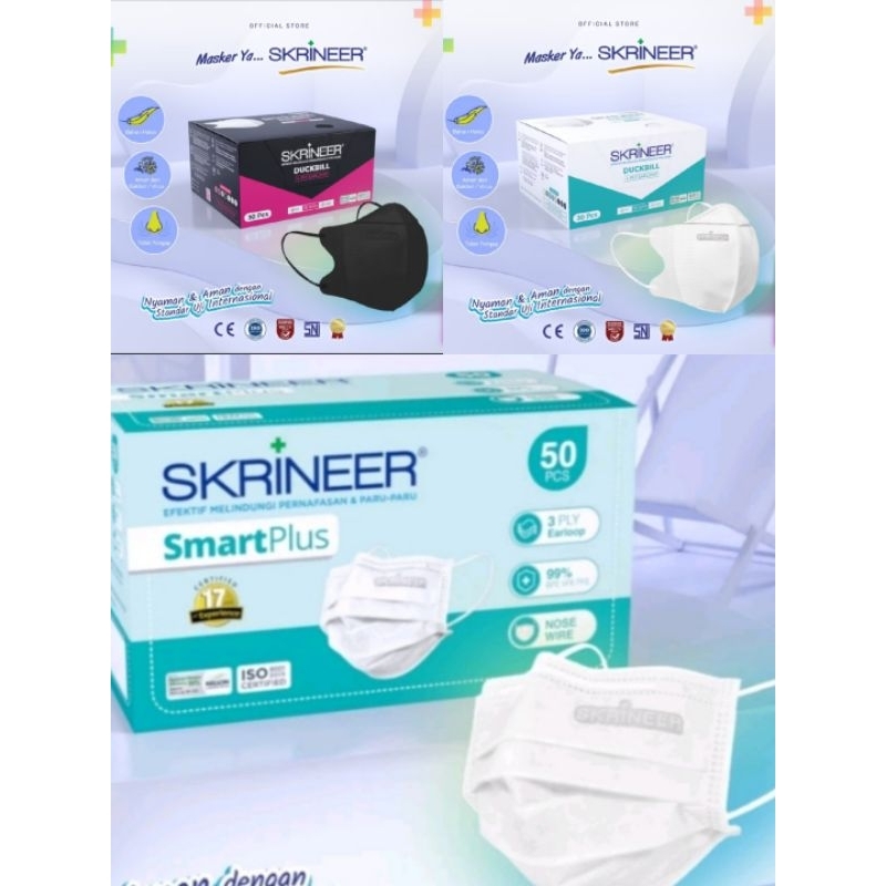 Jual Skrineer produksi kemasan baru masker earloop (cantol telinga) dan ...