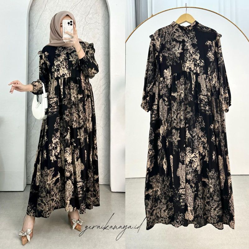 Jual MIDI DRES RAYON PREMIUM GAMIS BUSUI GAMIS BUMIL | Shopee Indonesia