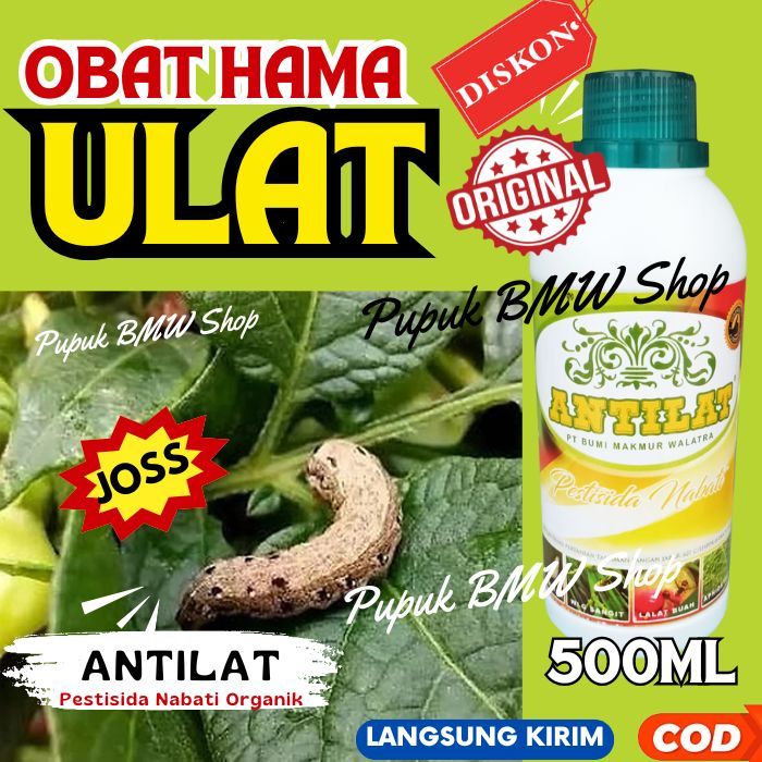 Jual Pupuk Pestisida Nabati Organik Konsentrat Pembasmi Hama ANTILAT 500 mL Formula Lengkap 3in1 ...