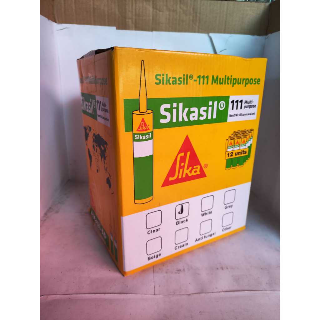 Jual Lem Silikon Sikasil 111 MP 300ml GROSIR Per Kotak isi 12 pcs ...