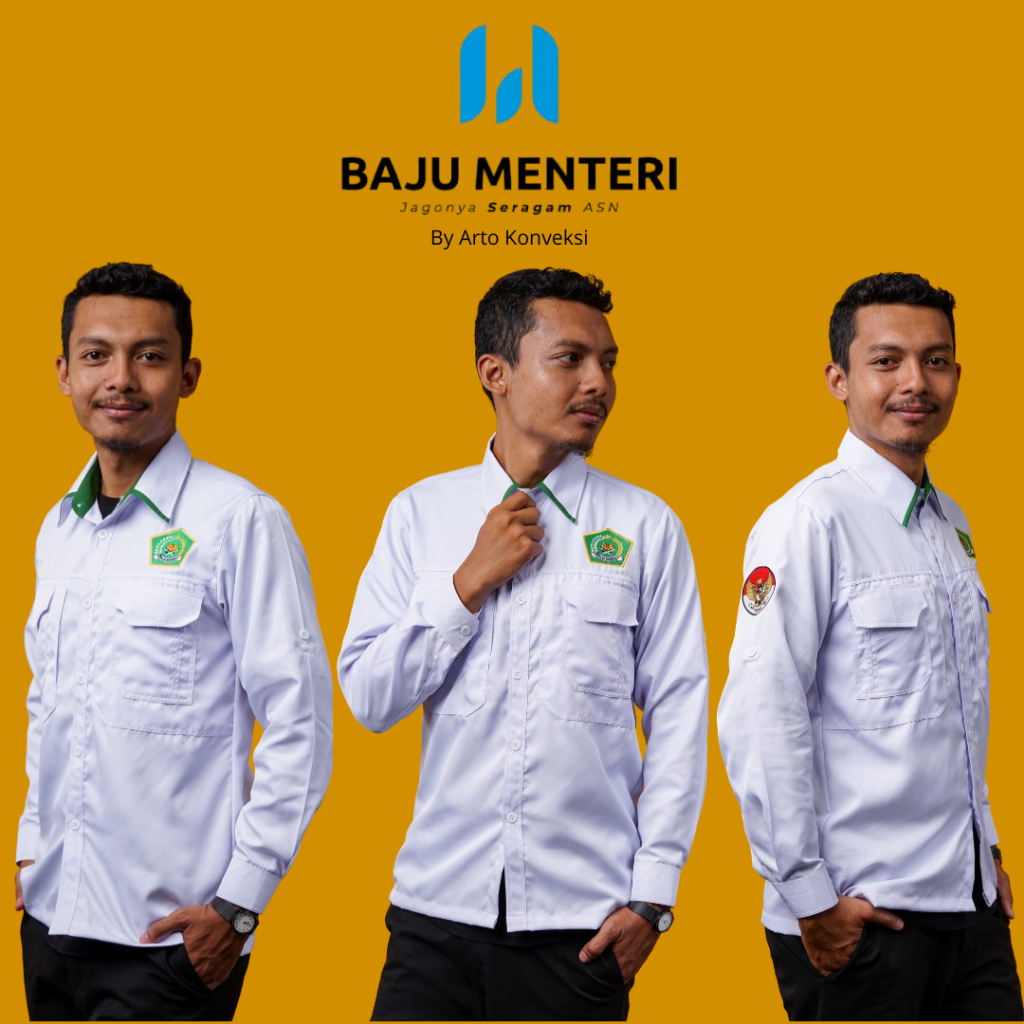 Jual Seragam Kemeja Pakaian Dinas Harian (PDH) Kementrian Agama KEMENAG ...