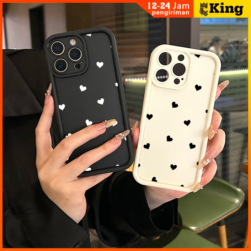 Jual Kompatibel dengan casing iPhone 16 15 14 13 12 11 Pro Max Hati ...