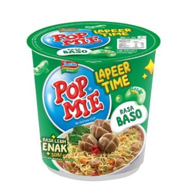 Jual Pop Mie Lapeer Time Mi Instan Cup Bakso 75 g | Shopee Indonesia
