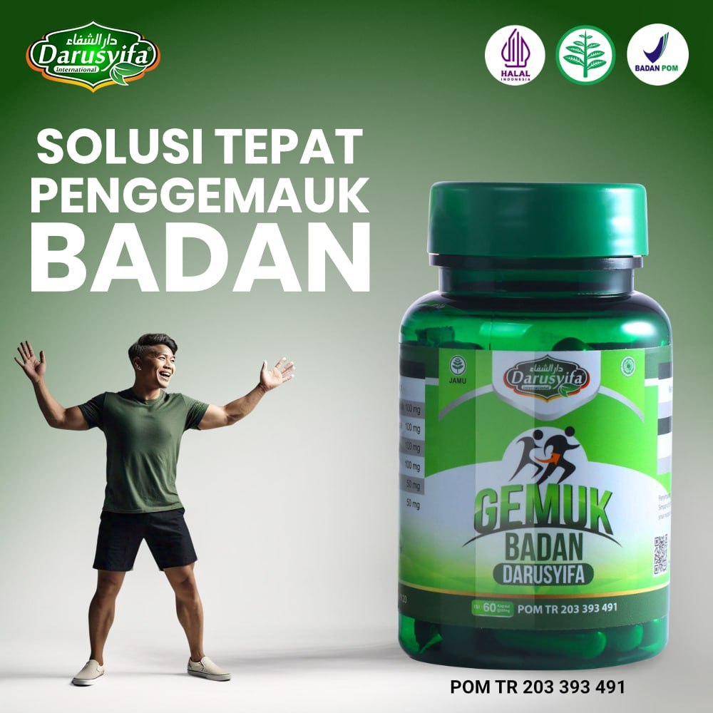Jual Kapsul Gemuk Badan Darusyifa Meningkatkan Nafsu Makan Menambah ...