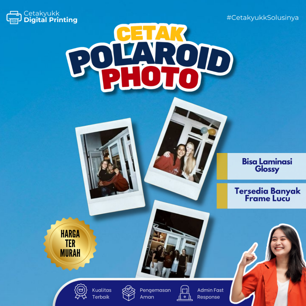 Jual Cetak Foto 2R Polaroid Fujifilm Custom Paper Kertas | Shopee Indonesia