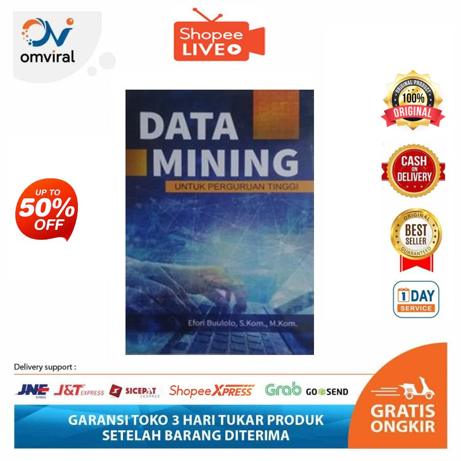 Jual Buku Data Science : data mining untuk perguruan tinggi terbaru ...
