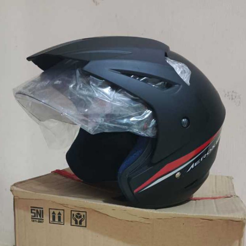 Jual Helm original bawaan showroom Yamaha Aerox 125 LC hitam doff ori ...