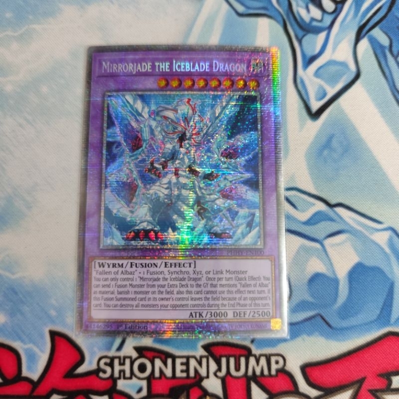 Jual Yugioh Mirrorjade The Iceblade Dragon PHHY-EN100 Starlight Rare Original | Shopee Indonesia
