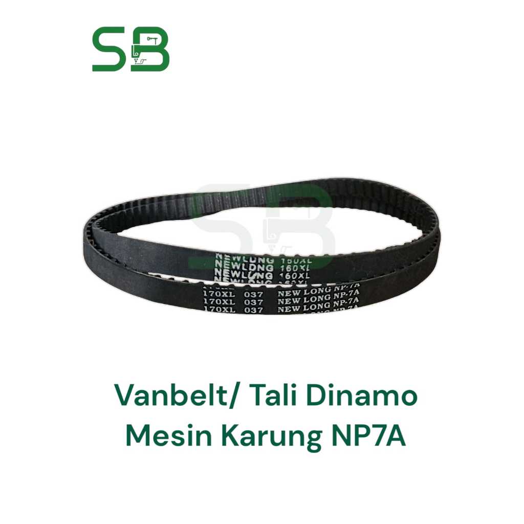 Jual Tali Dinamo/Vbelt/Vanbelt/Timing Belt/Mesin Jahit Karung NP7A ...