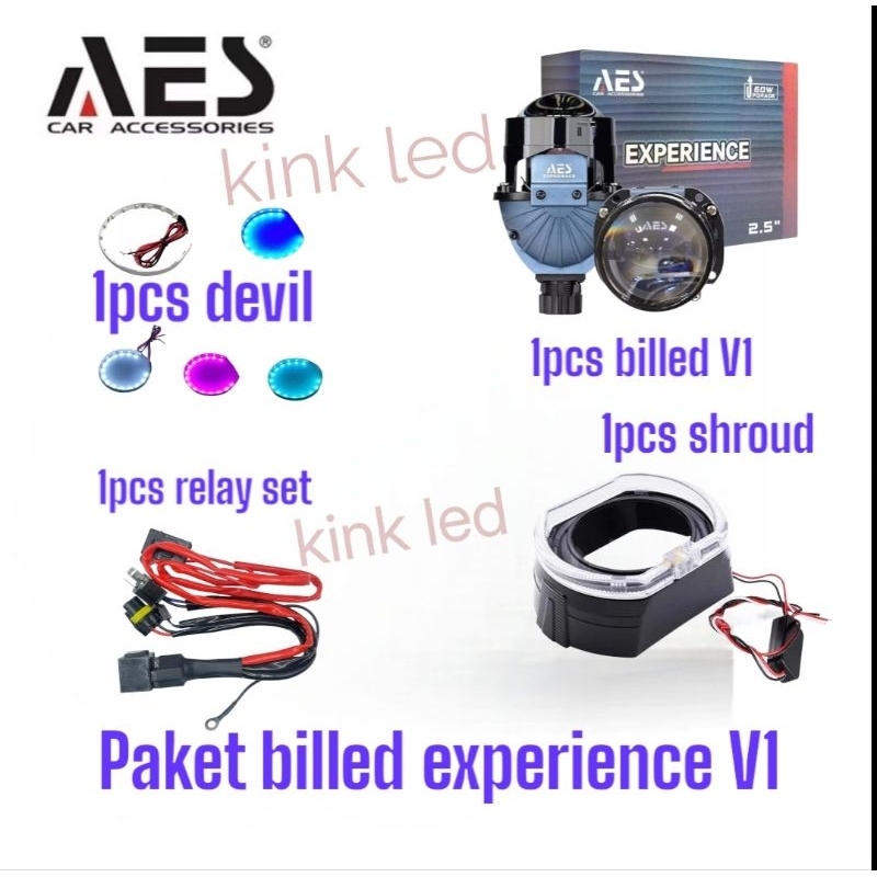 Jual PAKET LENGKAP PREMIUM BILLED AES Turbo Se Experience 2.5 Inch full ...