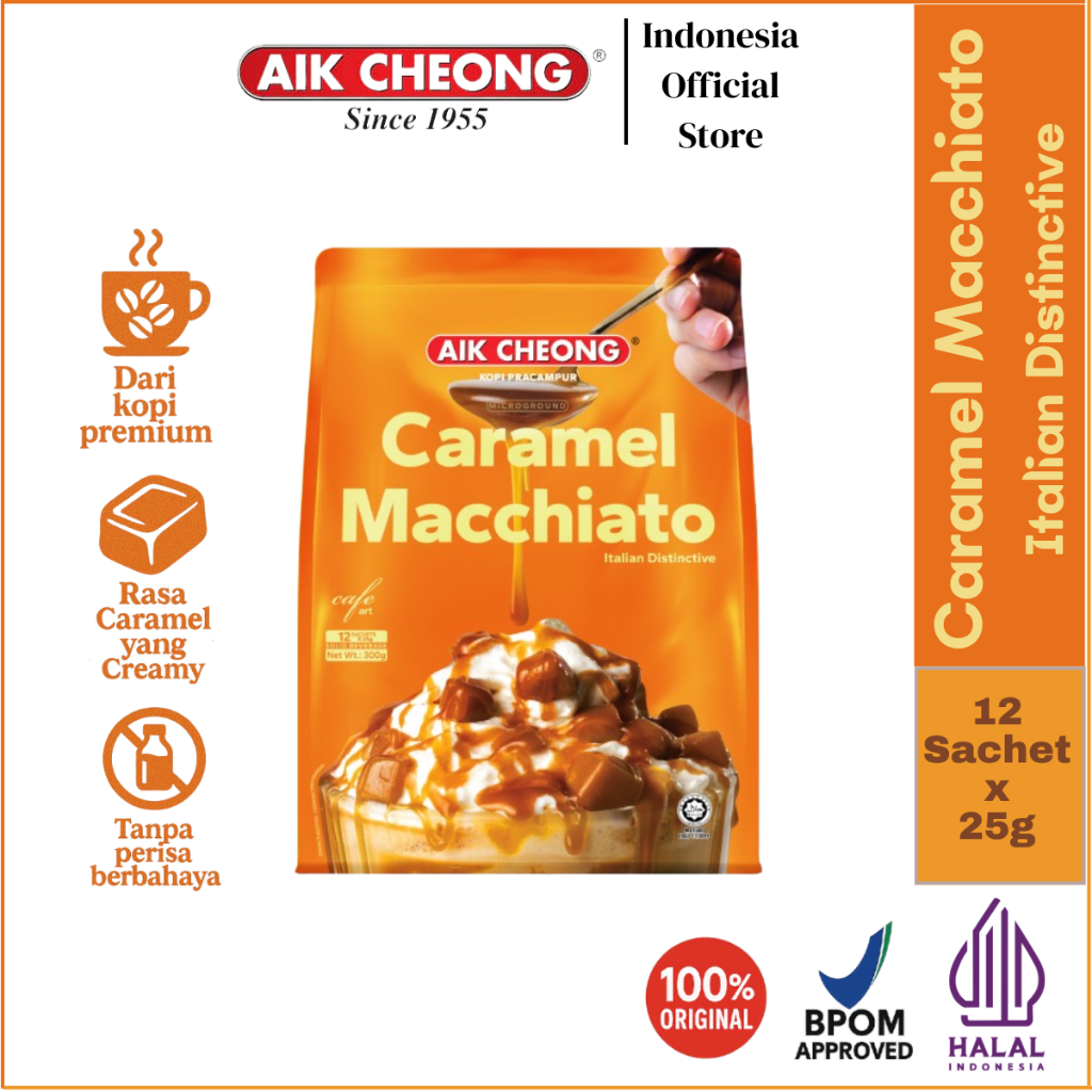 Jual Aik Cheong Caramel Macchiato Italian Distinctive Coffee with ...