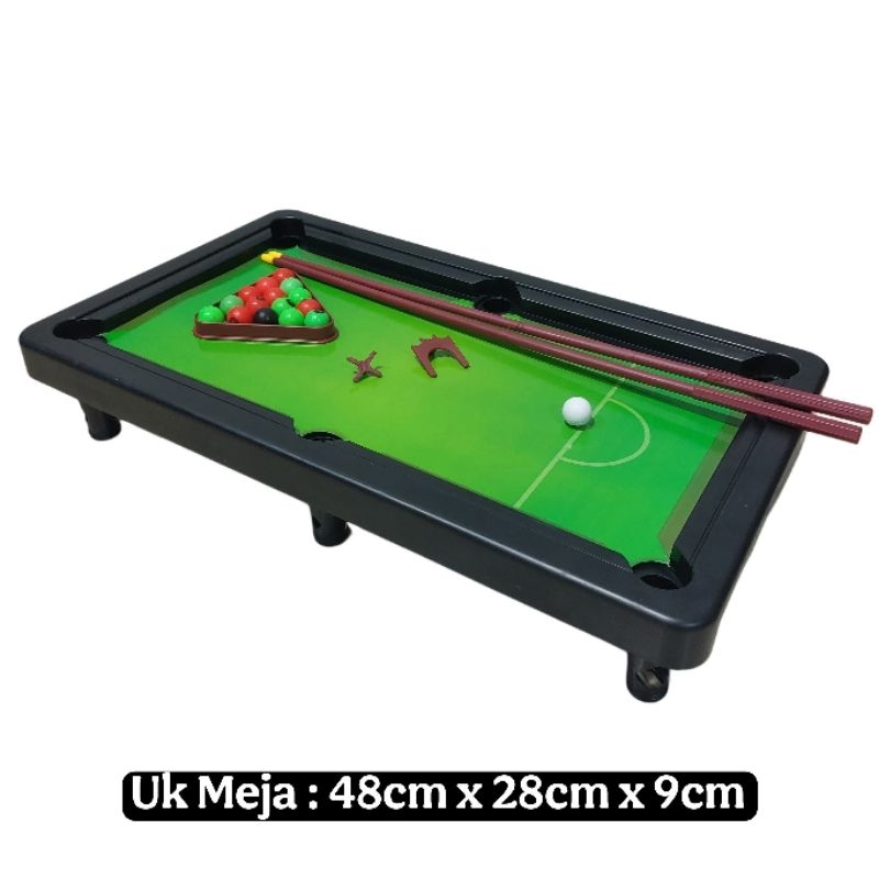 Jual Mainan Biliard Mini Snooker Meja Biliard Portable | Shopee Indonesia