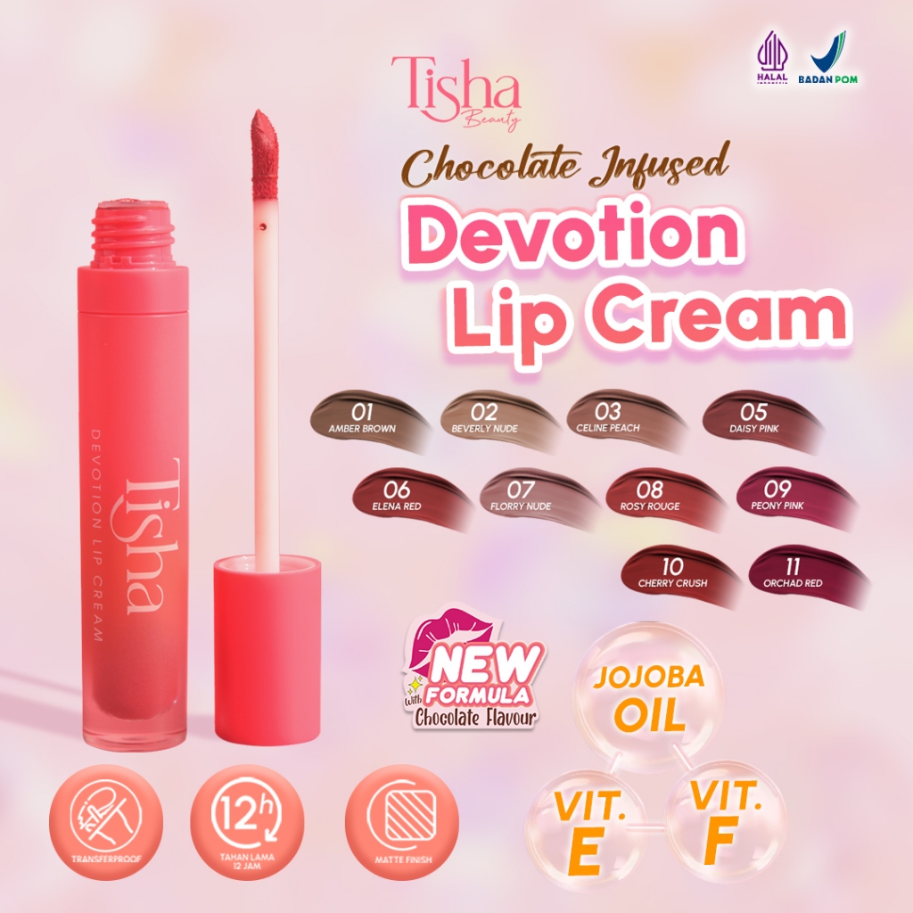 Jual Tisha Beauty Devotion Lip Cream | Shopee Indonesia