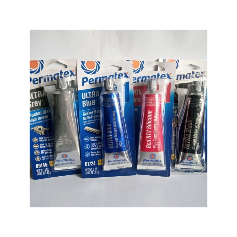 Jual Lem permatex blue Permatex Red RTV Silicone lem silicone basket ...