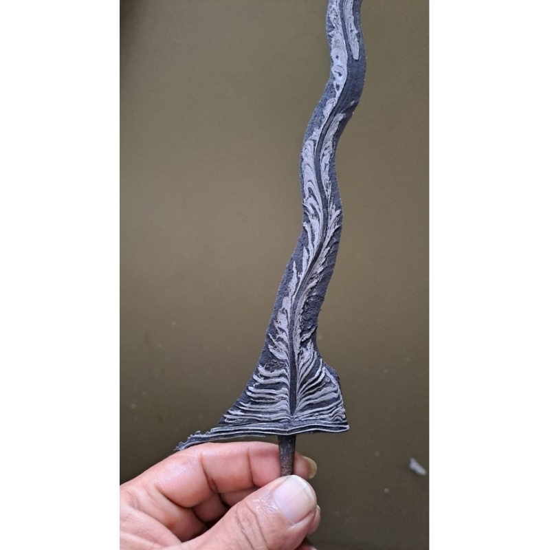 Jual Keris sabuk tali pamor blarak sineret original | Shopee Indonesia