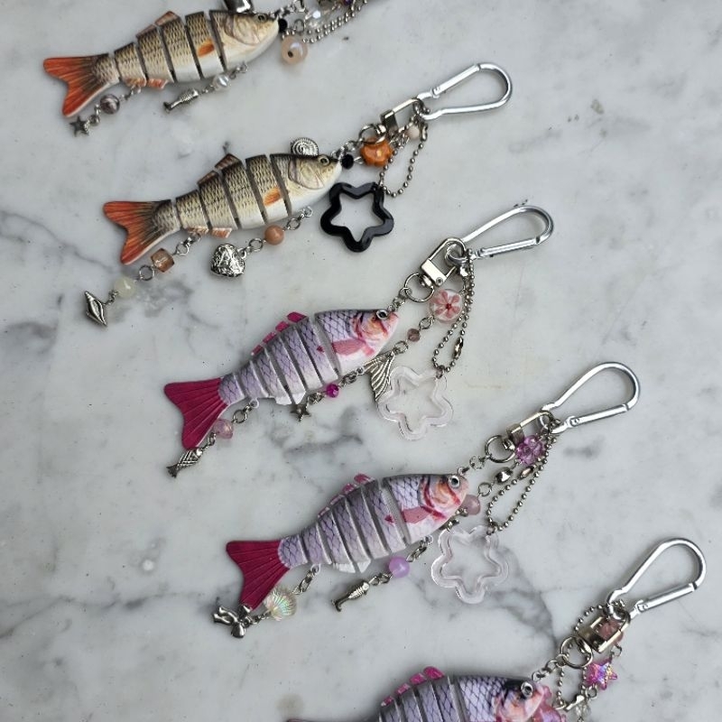 Jual Bag charm fish / ganci ikan / gantungan ikan | Shopee Indonesia