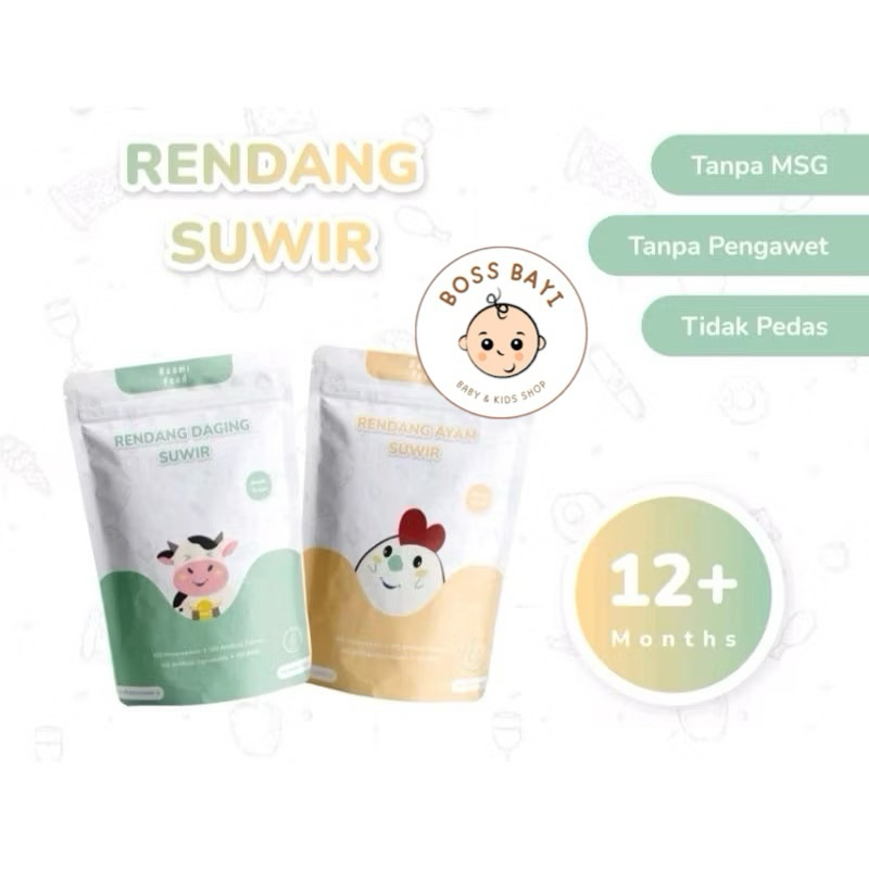 Jual RAAMI FOOD - Rendang Suwir Daging Sapi / Ayam untuk Anak Tanpa MSG ...