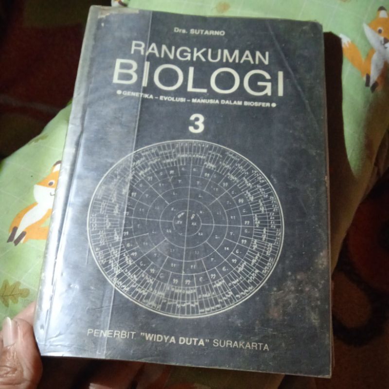 Jual buku Rangkuman Biologi 3, genetika, Evolusi, Manusia dalam Biosfer, buku original jadul ...