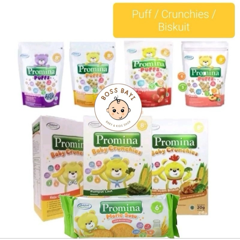 Jual PROMINA - Puffs | Baby Crunchies | Biskuit Marie Susu | Crackers ...