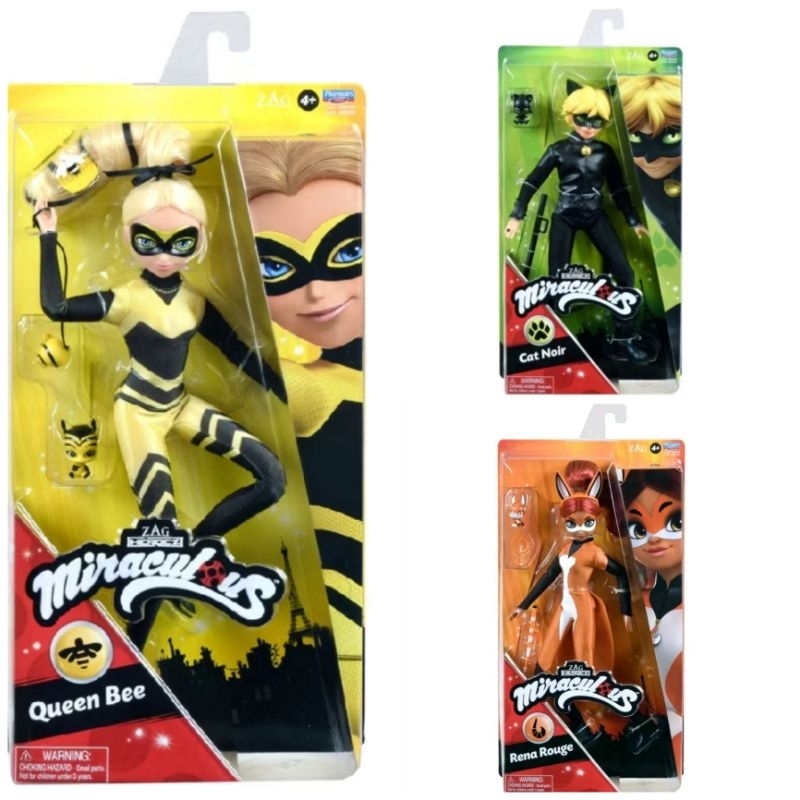 Jual Mainan Boneka Miraculous Queen Bee Rena Rouge Cat Noir Fashion ...