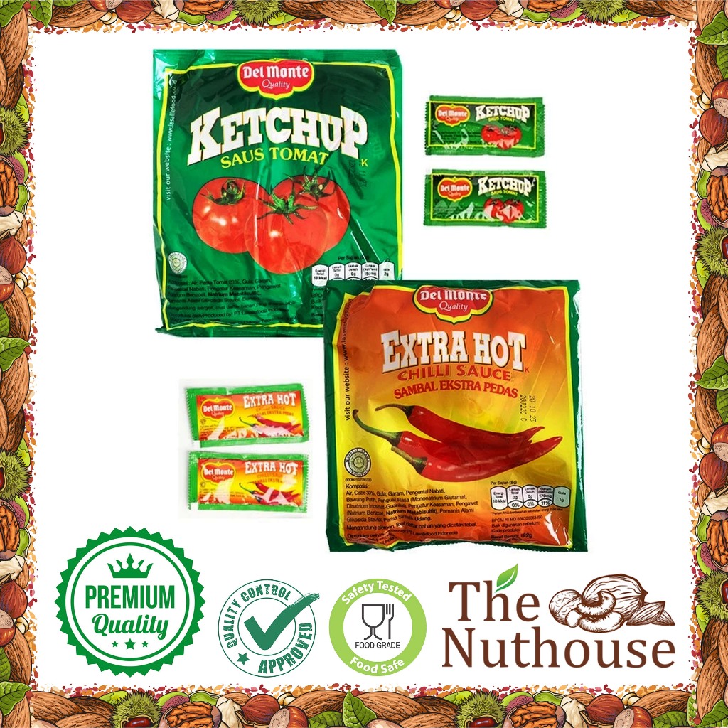 Jual DelMonte SACHET - Saus Tomat Ketchup / Saos Sambal Extra Hot Chili ...