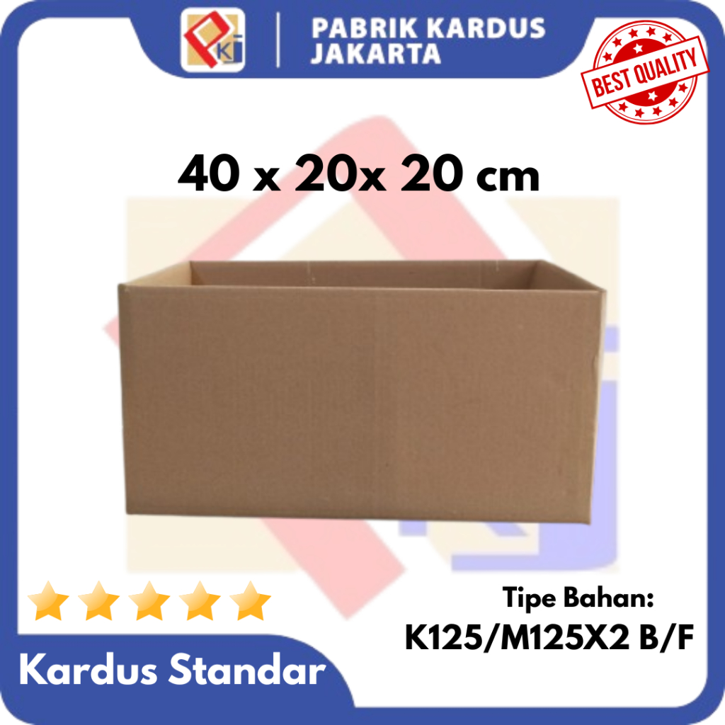 Jual Kardus Packing 40x20x20 Karton Box | Dus Kotak | Packaging Besar ...