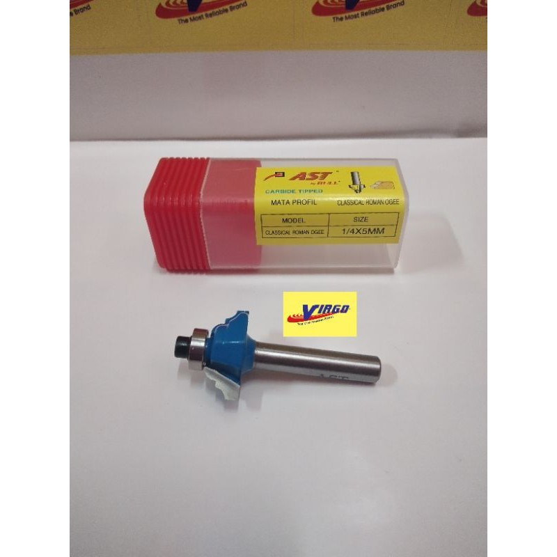 Jual AST MATA PROFIL MATA PROFILE ROUTER KAYU CLASSICAL ROMAN OGEE 1/4 ...