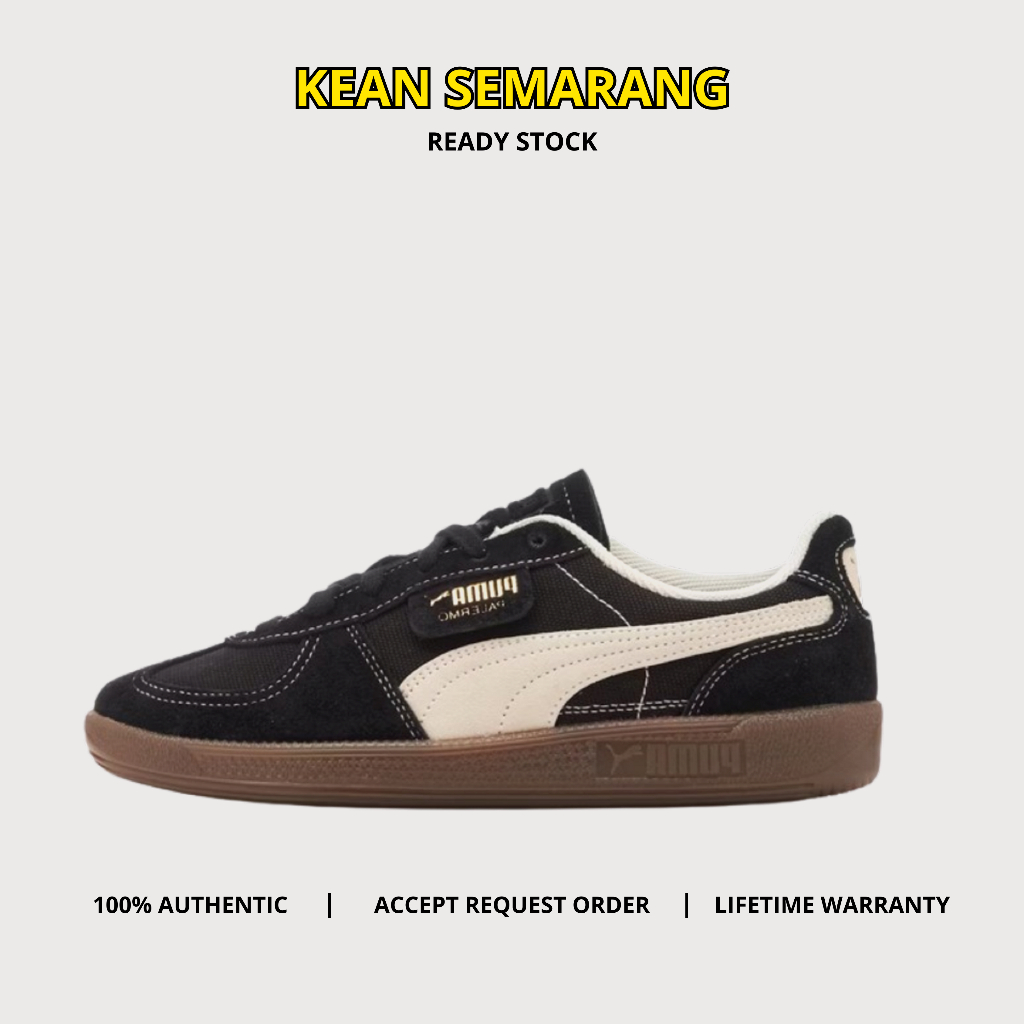 Jual Puma Palermo Vintage Black Frosted Ivory 100% Authentic | Shopee Indonesia