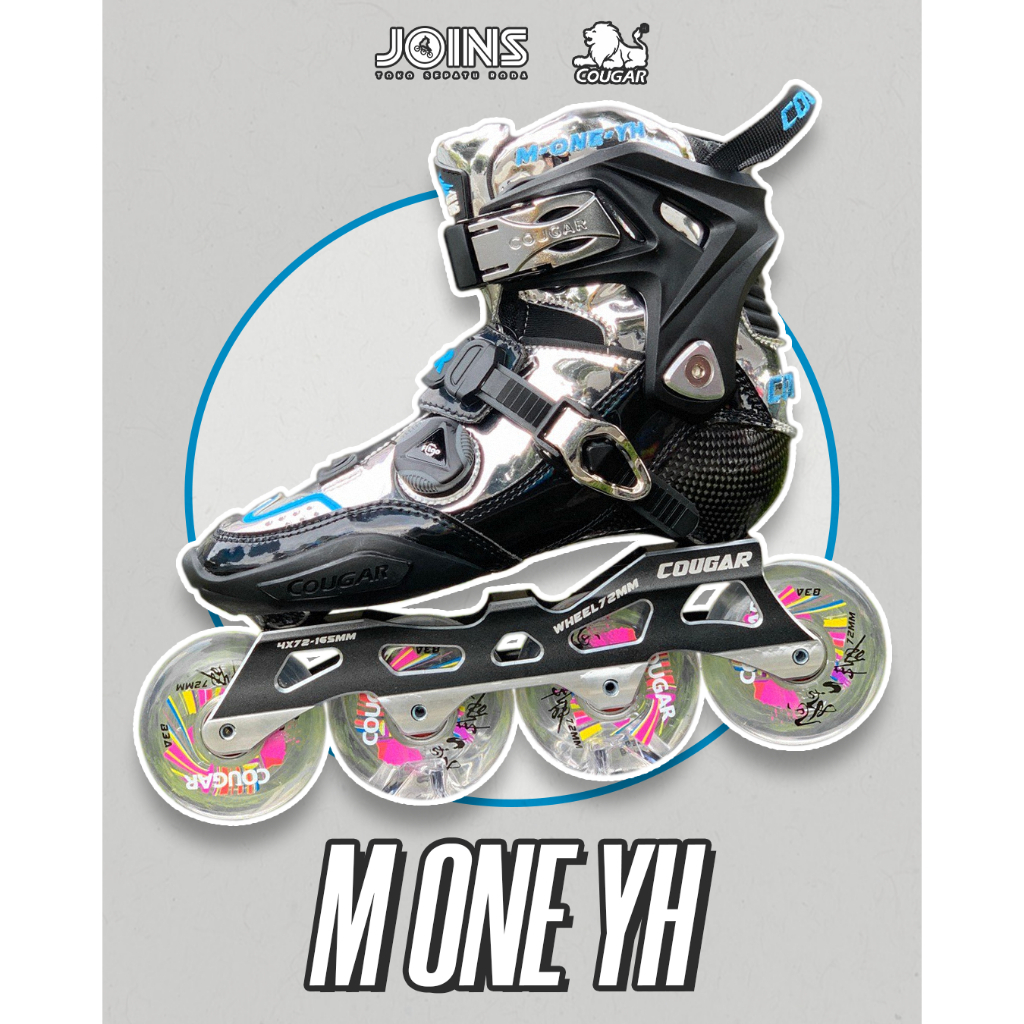 Jual Sepatu Roda Inline Skates Cougar M-One | Shopee Indonesia