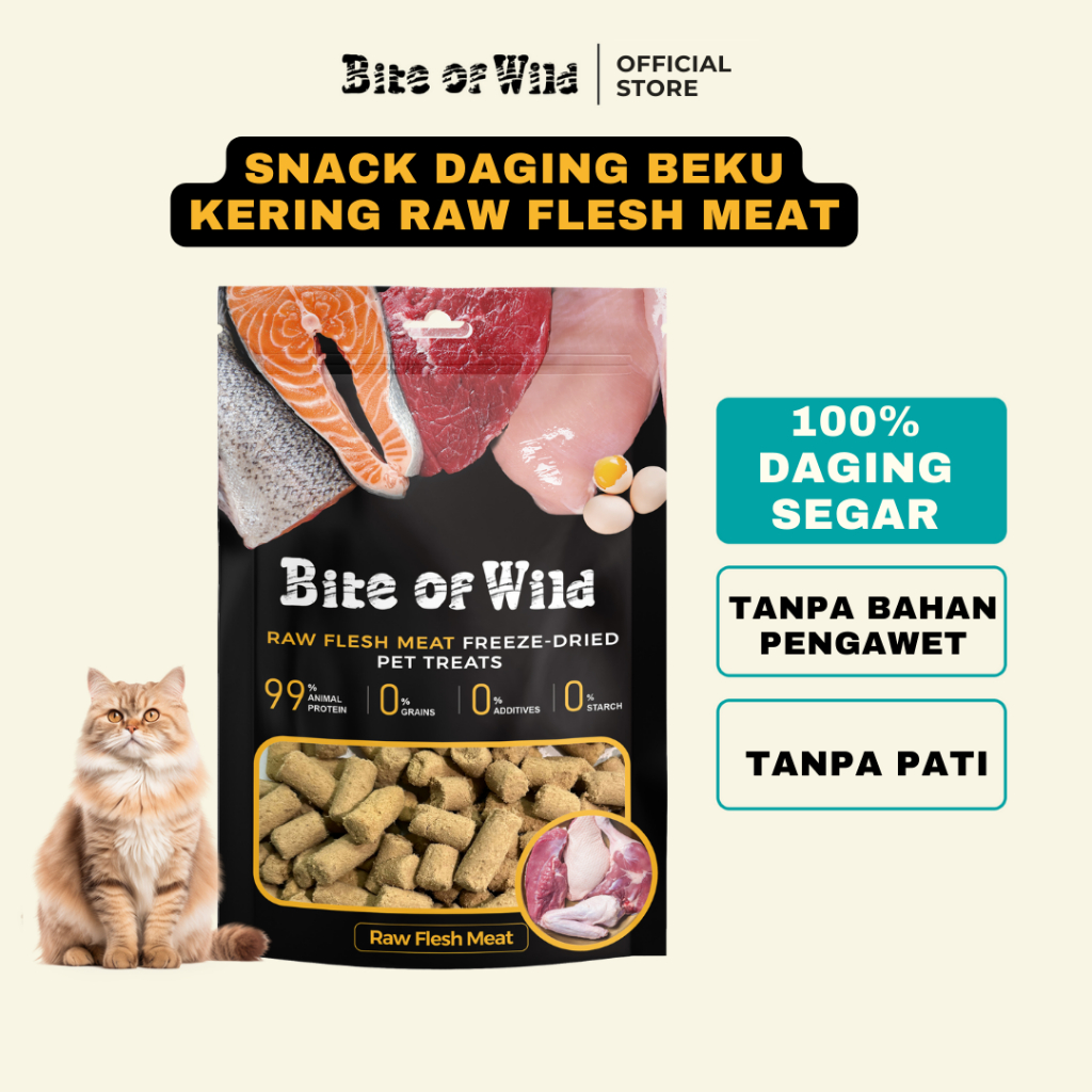 Jual Bite of Wild - Freeze Dried Snack Camilan Daging Beku Kering ...