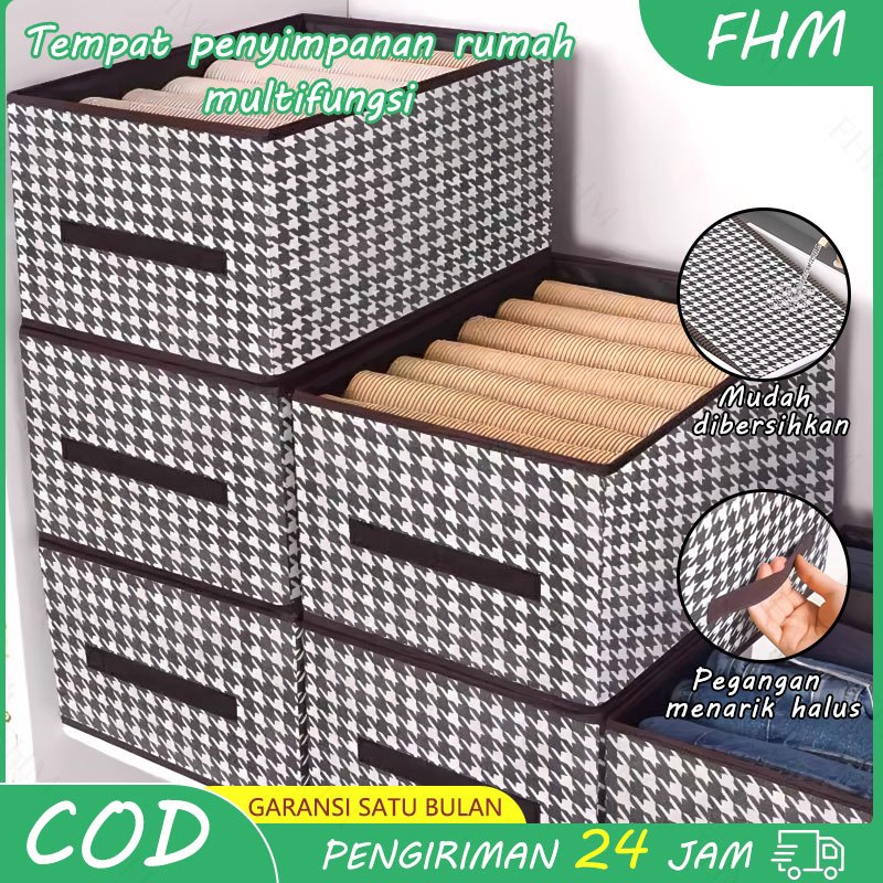 Jual Storage box Organizer Lemari pakaian Kotak set isi Laci Kotak ...