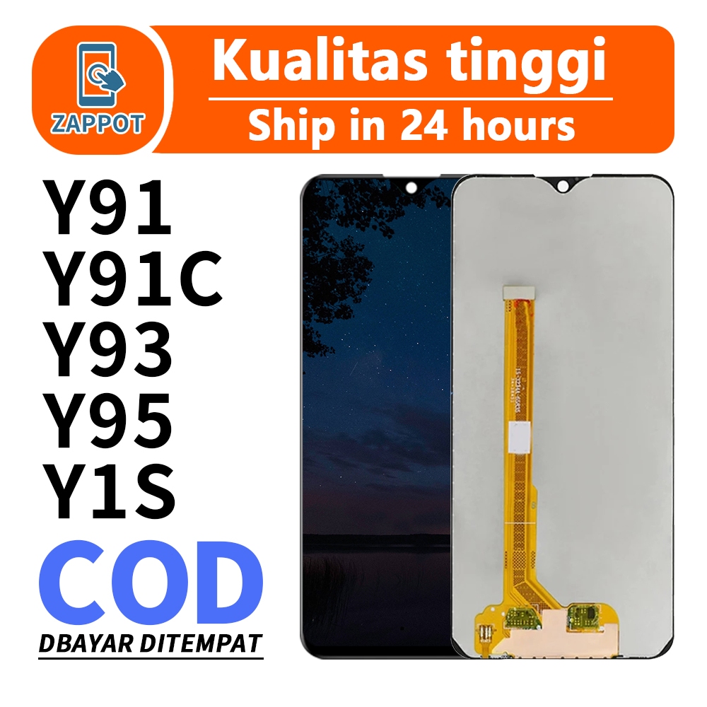 Jual LCD FOR VIVO Y91C Y91 Y93 Y95 Y1S FULLSET TOUCHSCREEN LAYAR HIGH | Shopee Indonesia